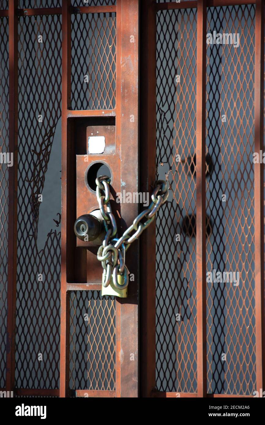 Door locked chair hi-res stock photography and images - Alamy