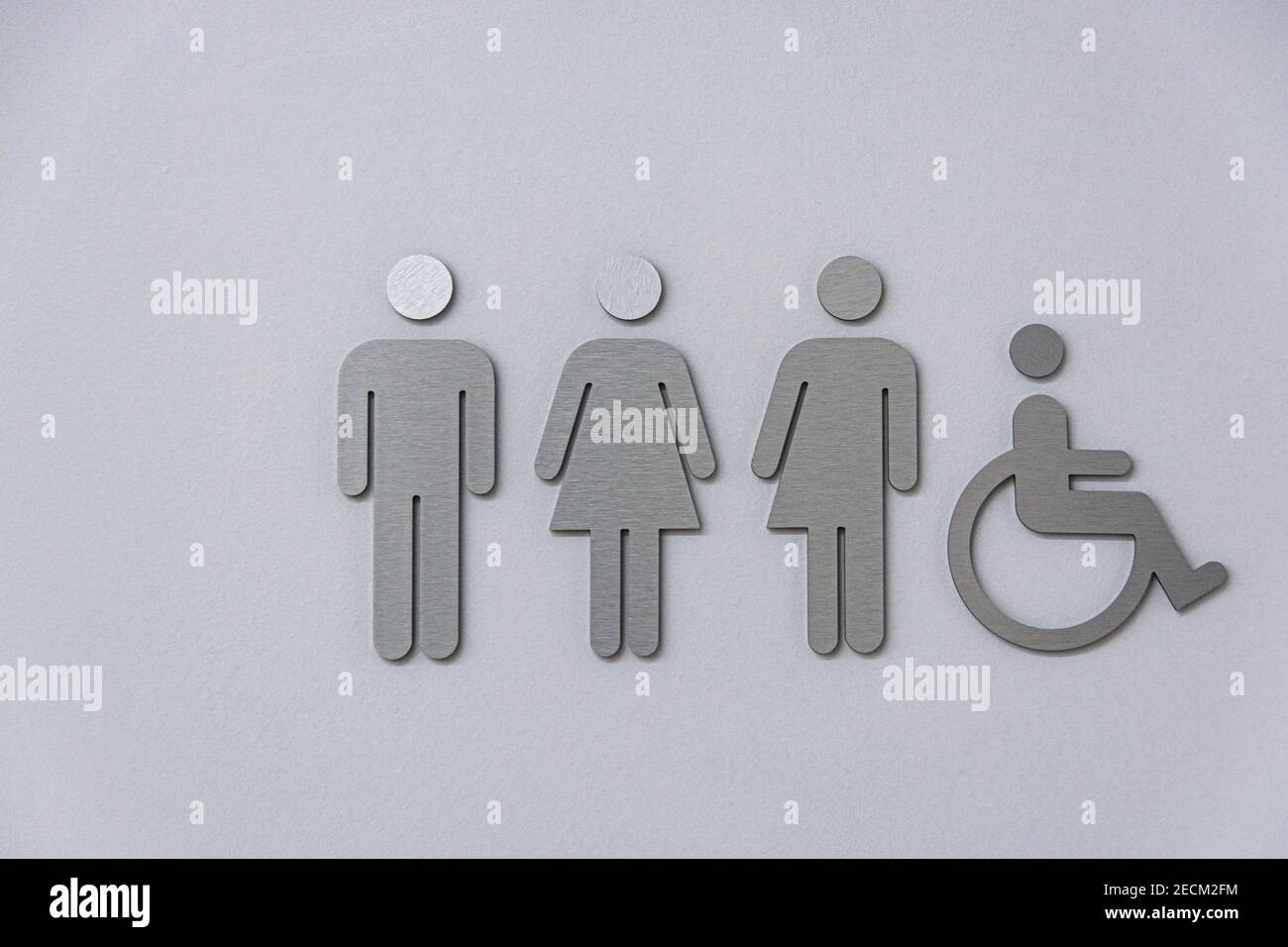 A Sign Showing That The Restroom Is A Gender Neutral Restroom Los