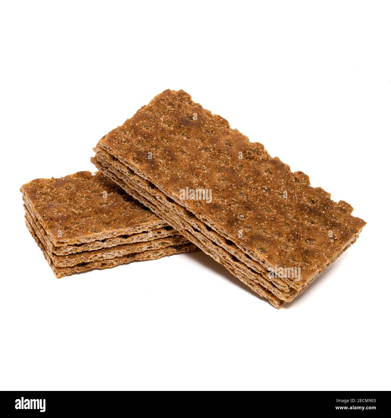 Buckwheat cereal crispbread isolated on white background Stock Photo ...