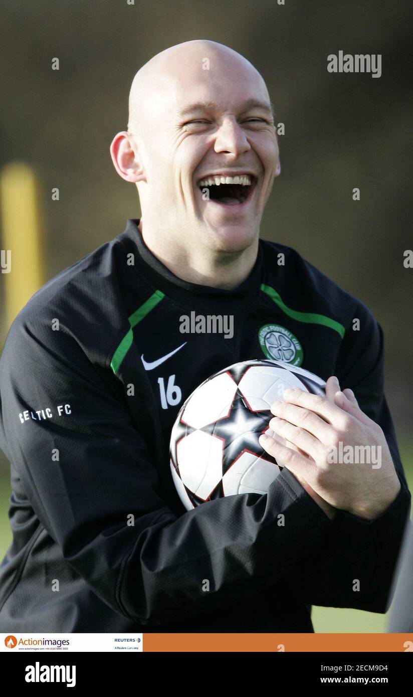 Soccer celtic training barrowfield training ground hi-res stock ...