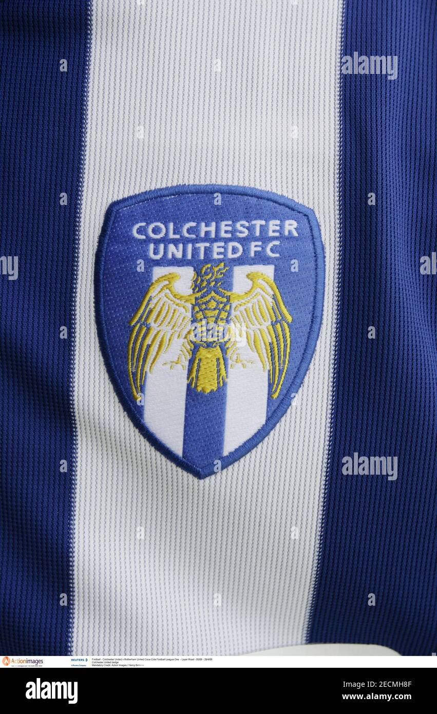 Colchester united badge hi-res stock photography and images - Alamy