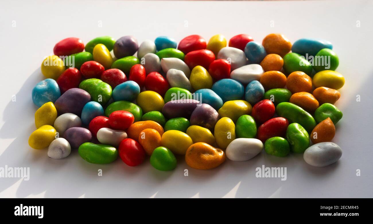 colorful candy. candy closer up. Colorful multi-colored candy Stock ...