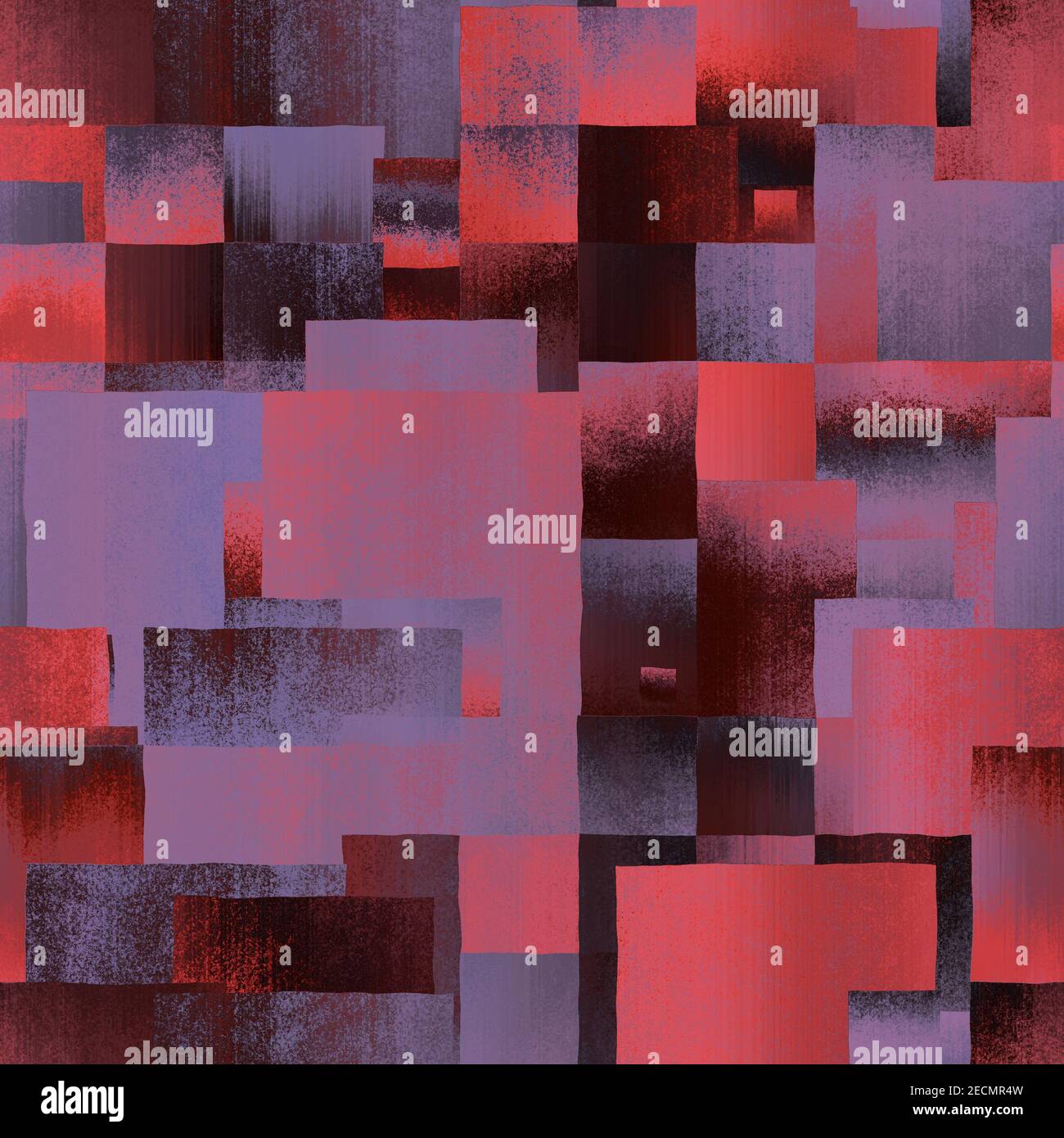 Seamless rectangle geo tile mosaic pattern swatch Stock Photo - Alamy
