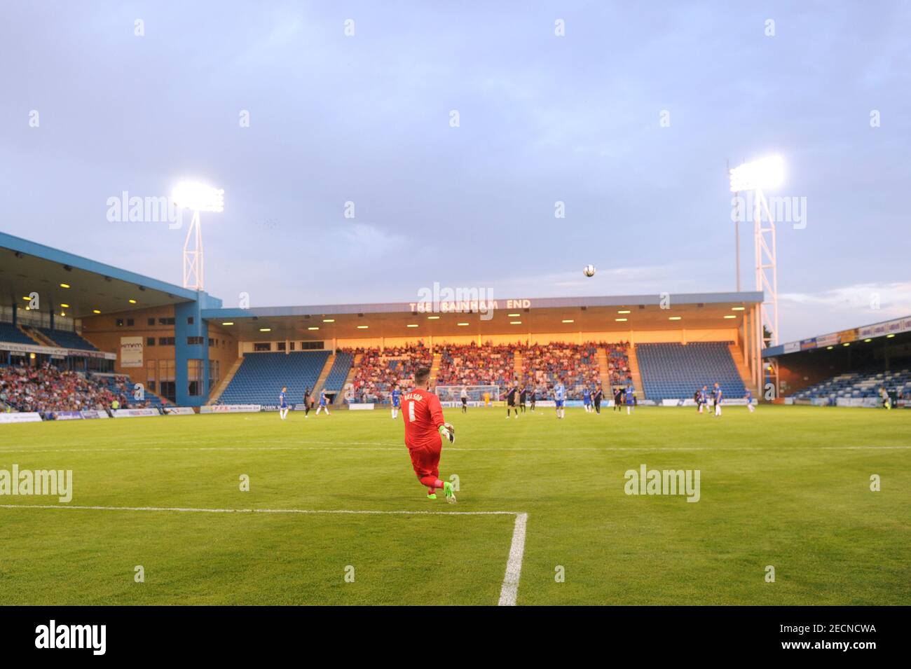 A view of gillinghams priestfield stadium hi-res stock photography and ...
