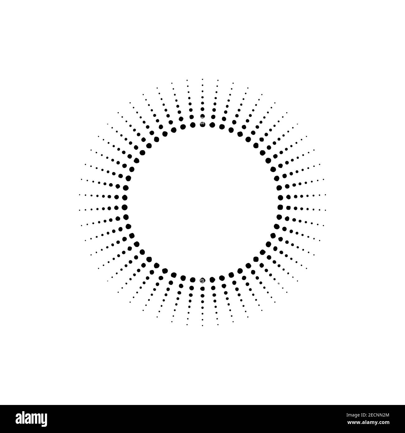 Light rays frame with dots. Shine burst background. radiant spark ...