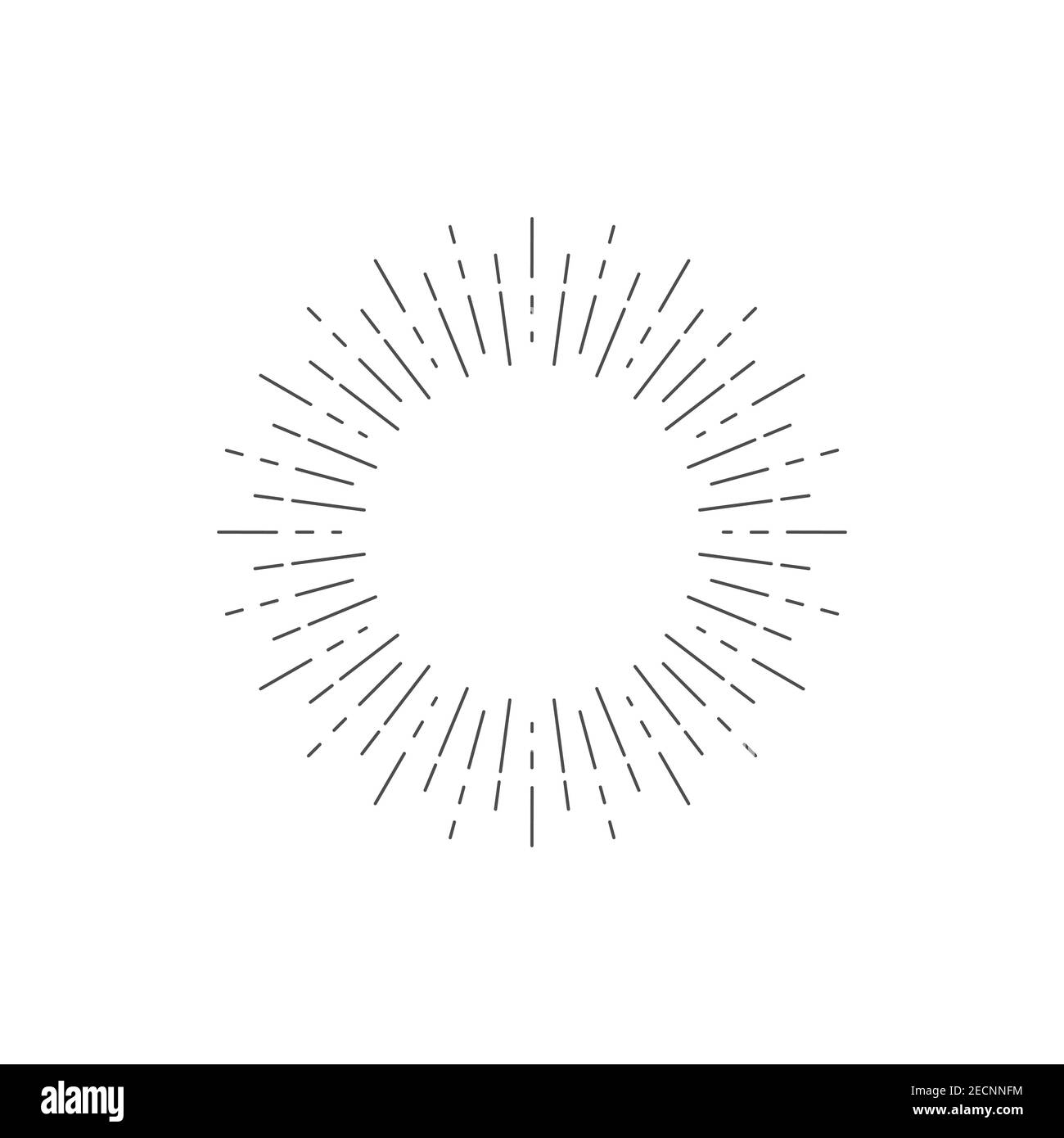 Light rays frame. Shine burst background. radiant spark. Vector ...