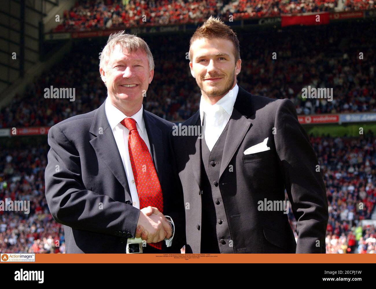 Sport football david beckham alex ferguson hi-res stock photography and ...