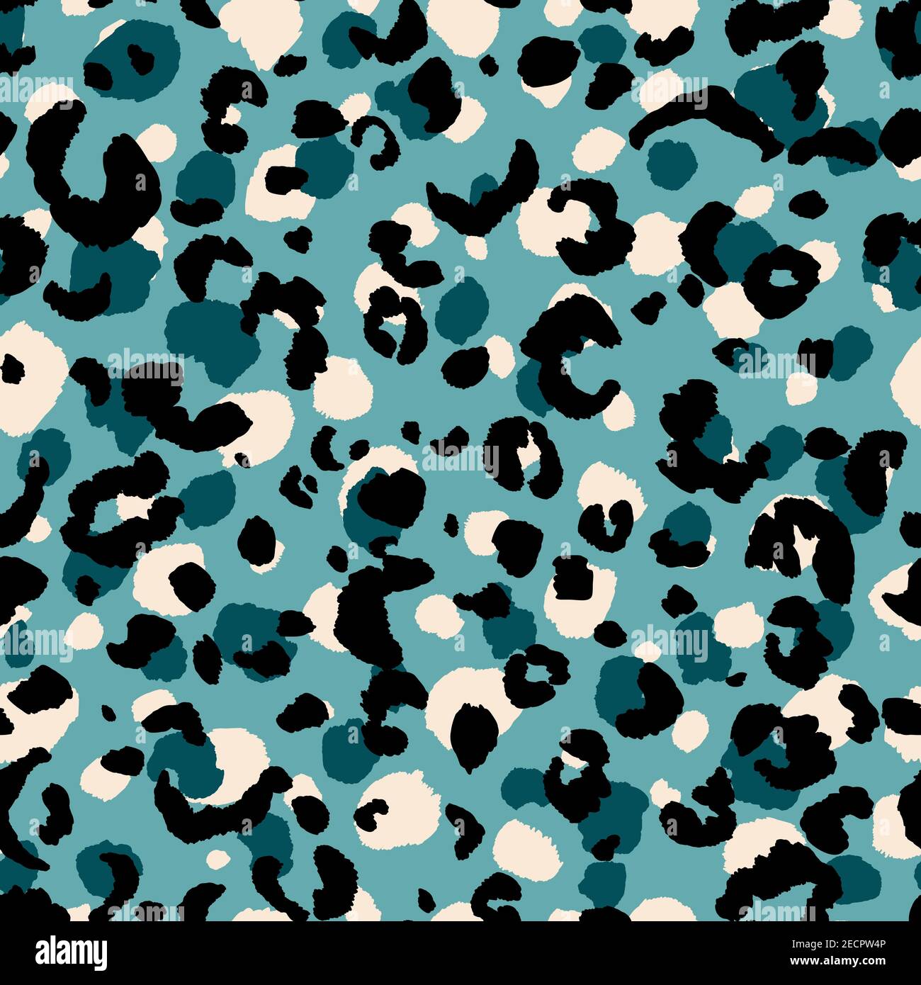 Abstract modern leopard seamless pattern. Animals trendy background ...