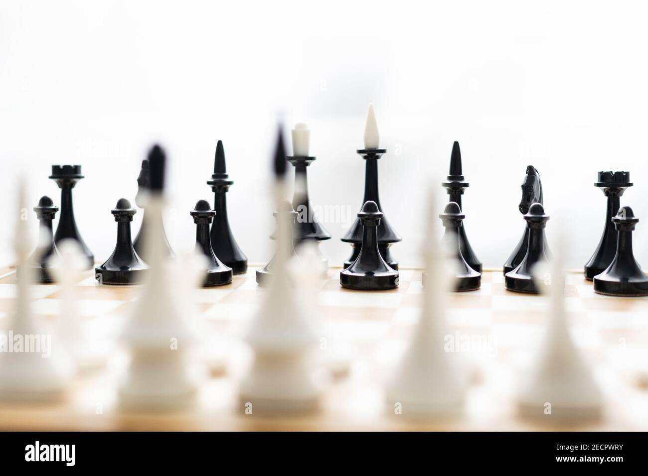 chess piece isolated on white background advising to strategic behavior ...
