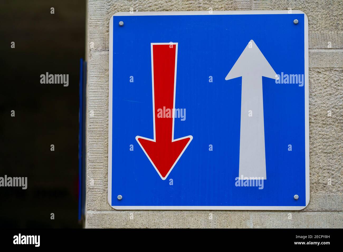 Priority over oncoming hi-res stock photography and images - Alamy