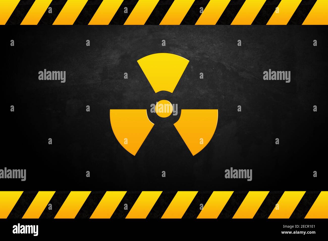 radiation warning sign Stock Photo - Alamy