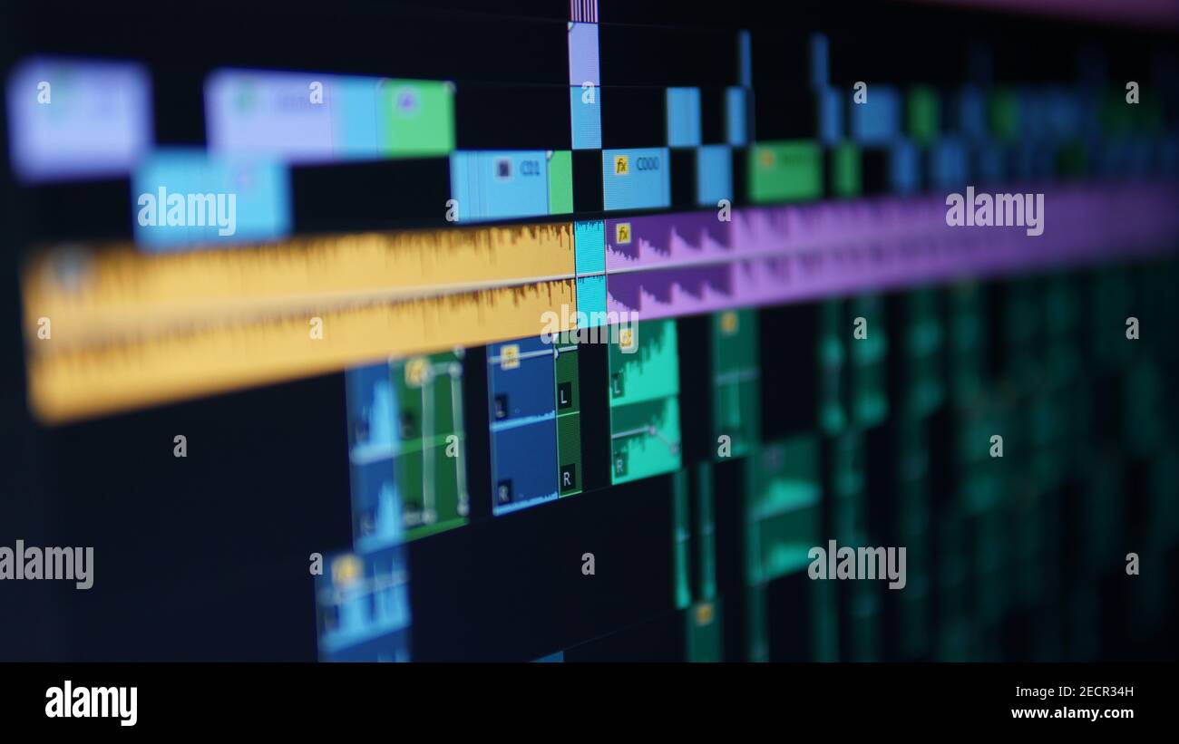 Digital film editing movie hi-res stock photography and images - Alamy