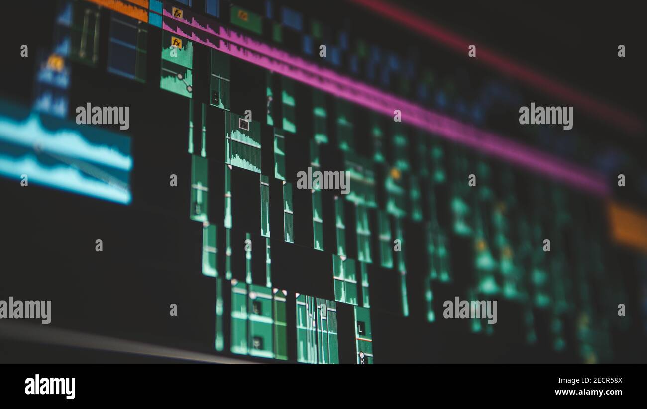 Video production concept sound graphic hi-res stock photography and ...