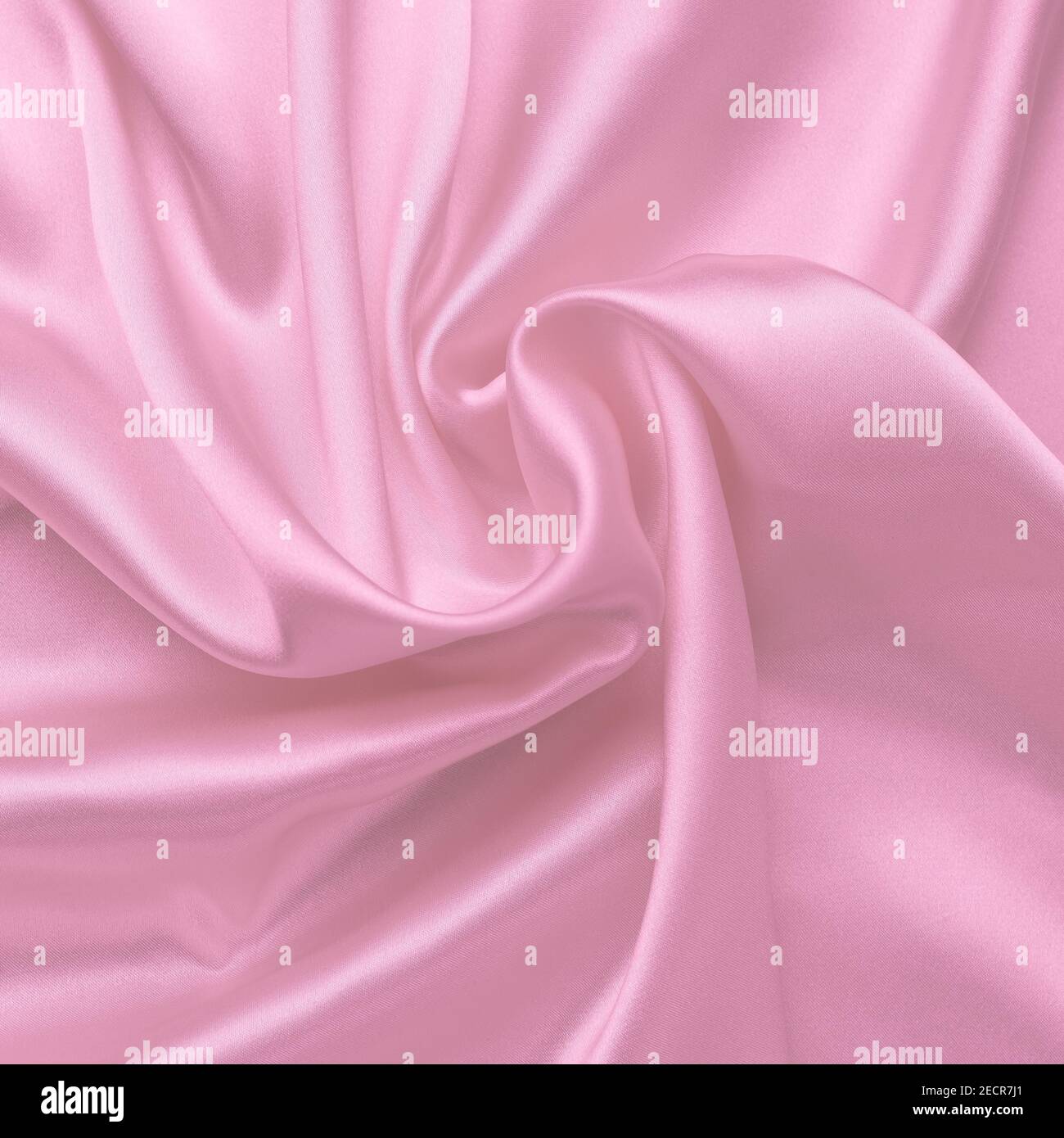 Pink satin fabric texture, silk background with folds. Wavy abstract ...