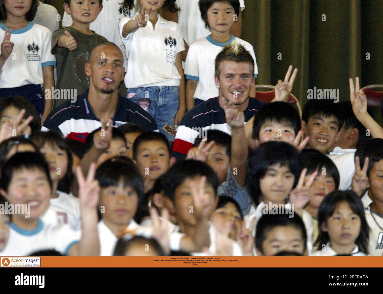 Football fifa world cup 2002 rio ferdinand hi-res stock photography and ...