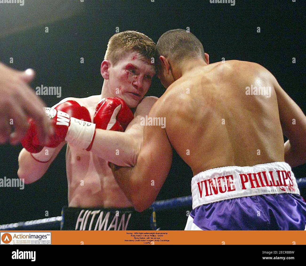 Ricky hatton v vince phillips hi-res stock photography and images - Alamy