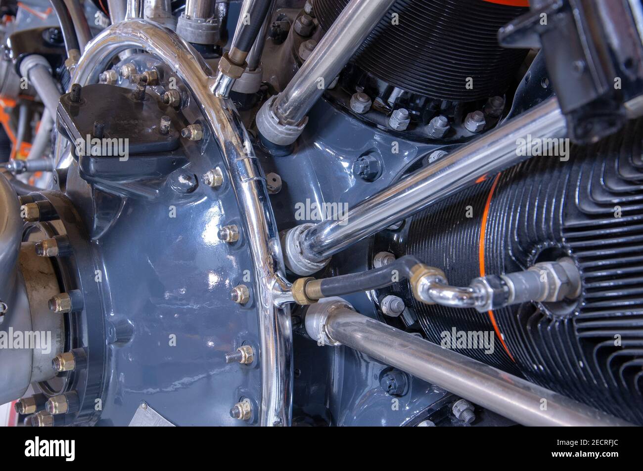 Pratt & Whitney R-1340 Wasp Engine. The Hangar Flight Museum, formerly ...