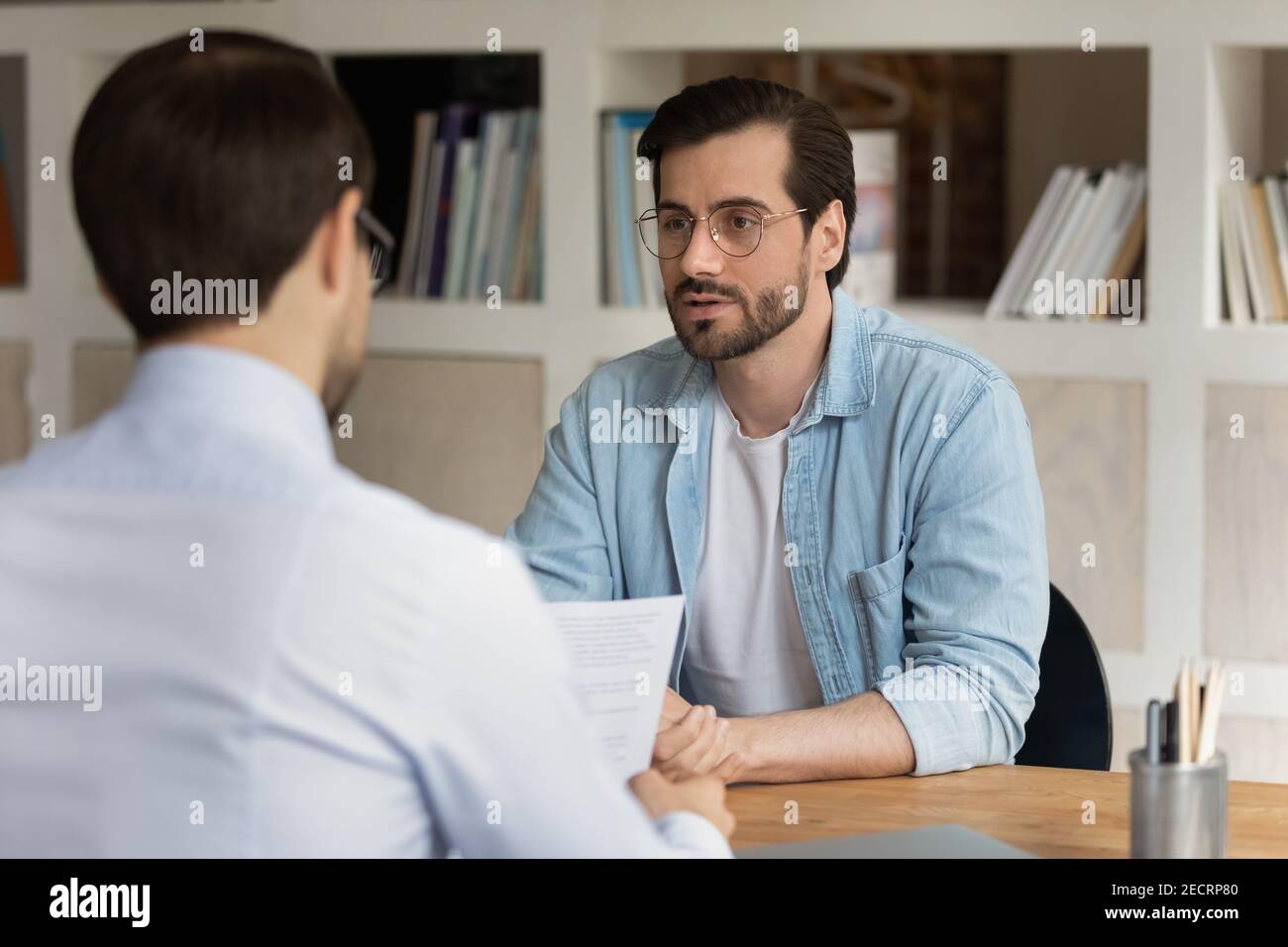 Hiring talk hi-res stock photography and images - Alamy