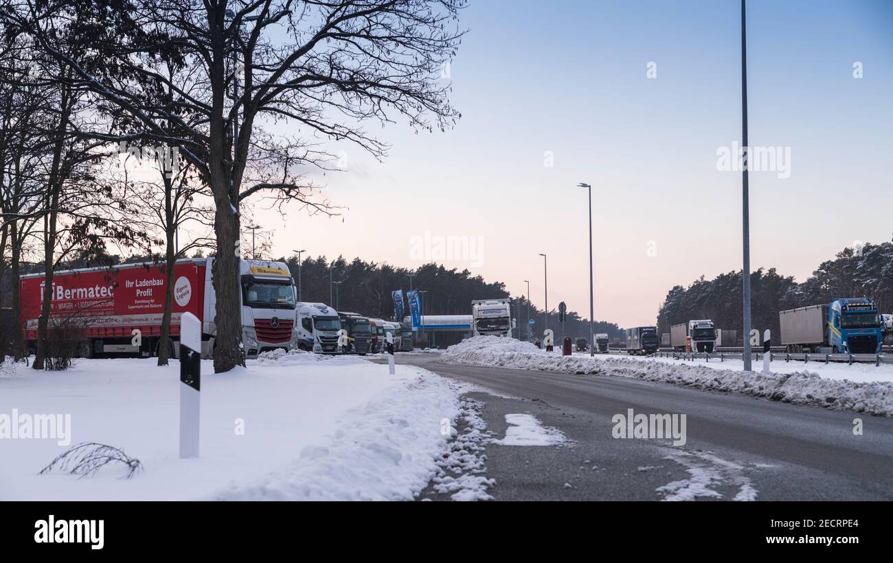 Truck rest area hi-res stock photography and images - Alamy
