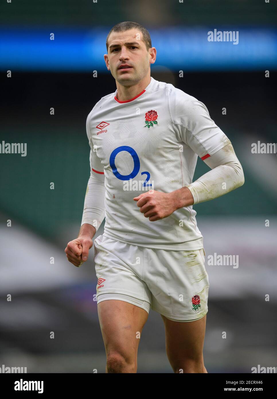 Twickenham Stadium, 13th Feb 2021 England's Jonny May during their Six ...