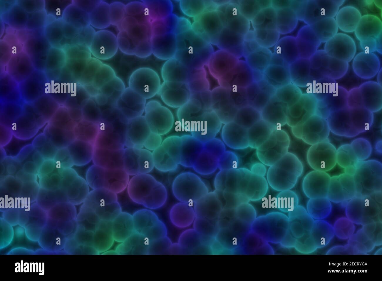 cute creative many biological bacteria digital art texture illustration ...