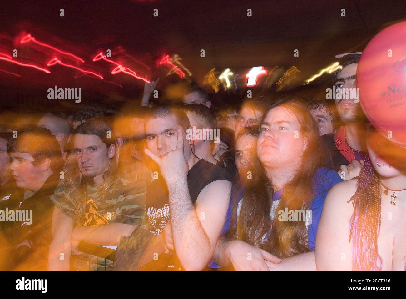 Thrash Metal fans Brixton Academy Stock Photo - Alamy