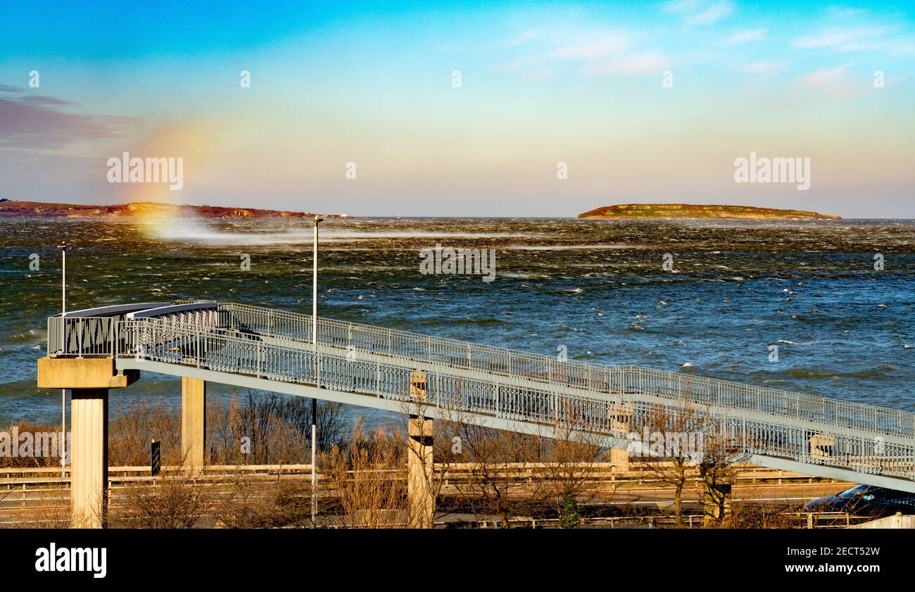 Puffin Island (Ynys Seiriol), on the Menai Straits between Anglesey and ...