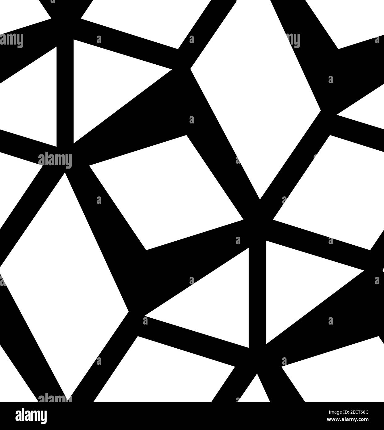 Geometry white black simple seamless pattern. Triangle, square design ...