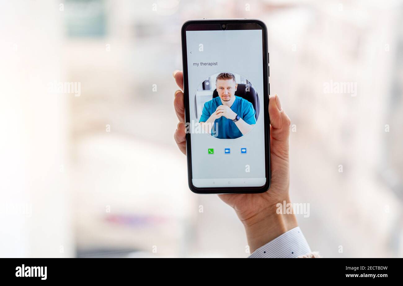 Therapist call hi-res stock photography and images - Alamy