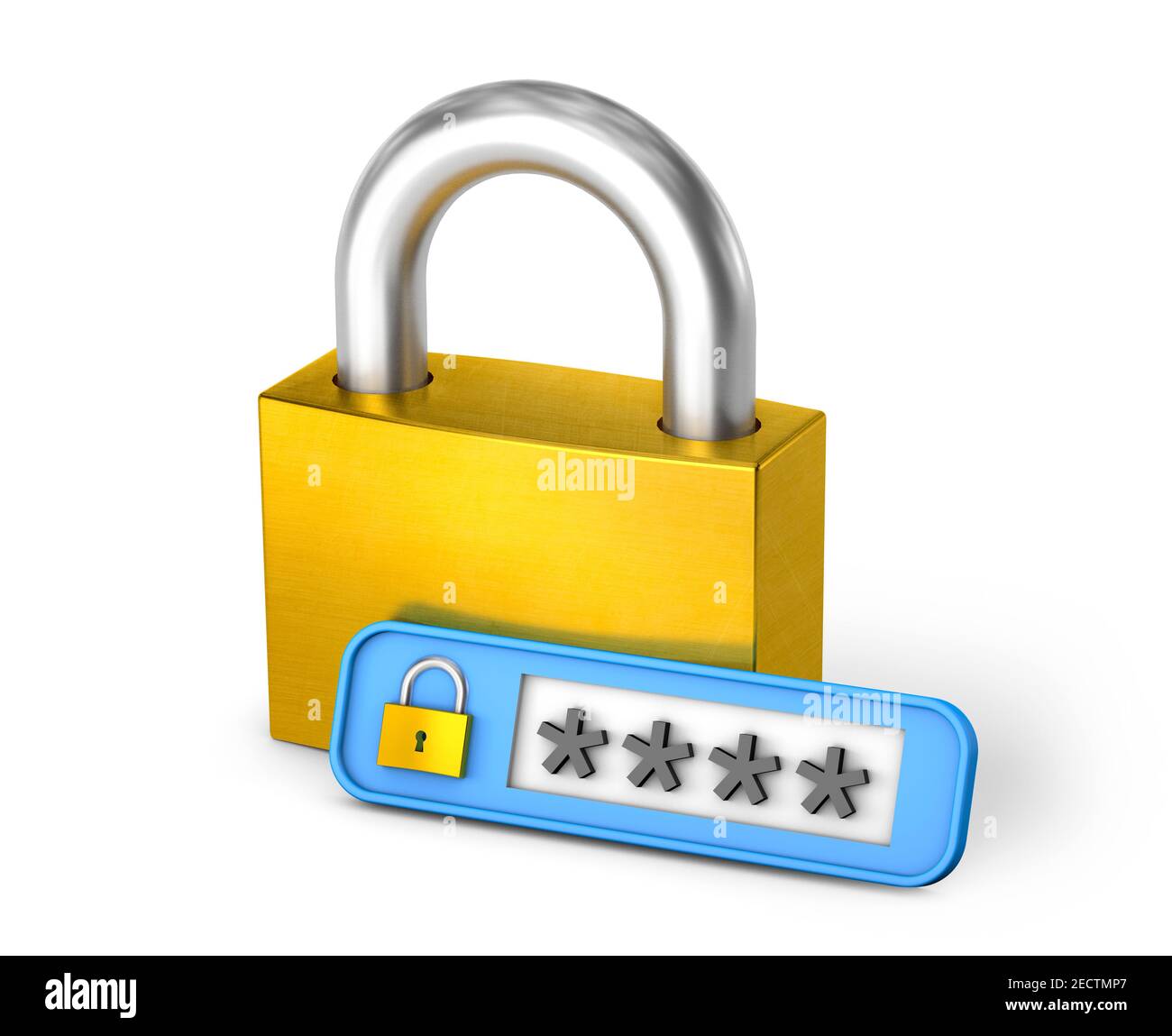 Closed lock and password. isolated on white background with clipping ...
