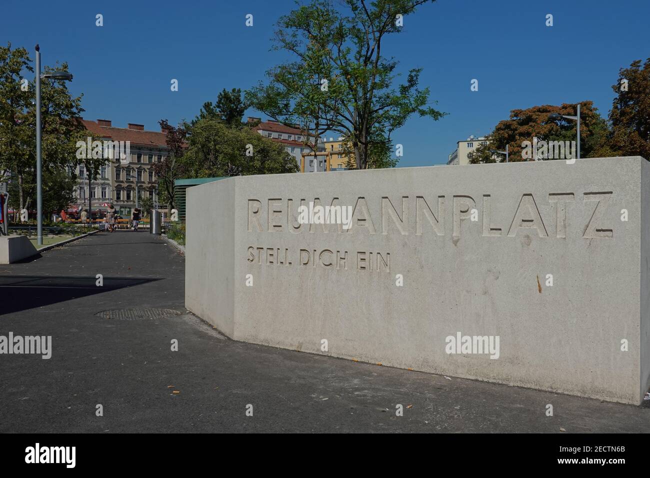 Wien, Reumannplatz, Neugestaltung 2020 Stock Photo - Alamy