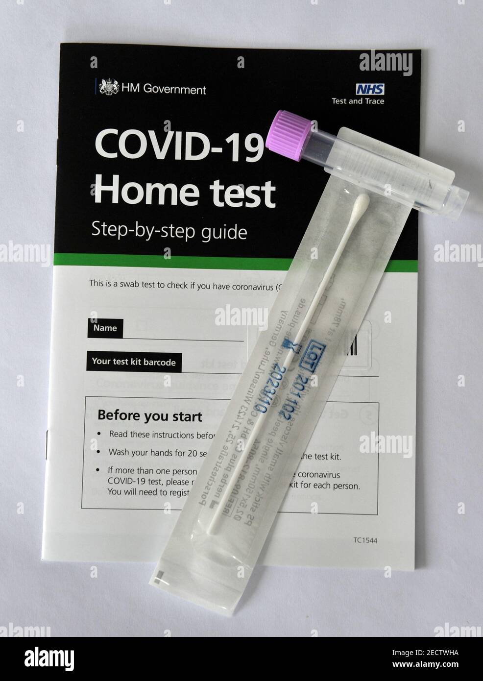 Nhs test kit hi-res stock photography and images - Alamy