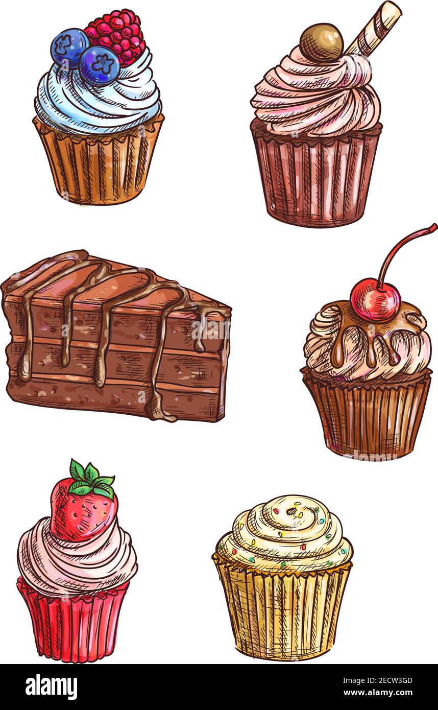 Cherry icing glaze Stock Vector Images - Alamy