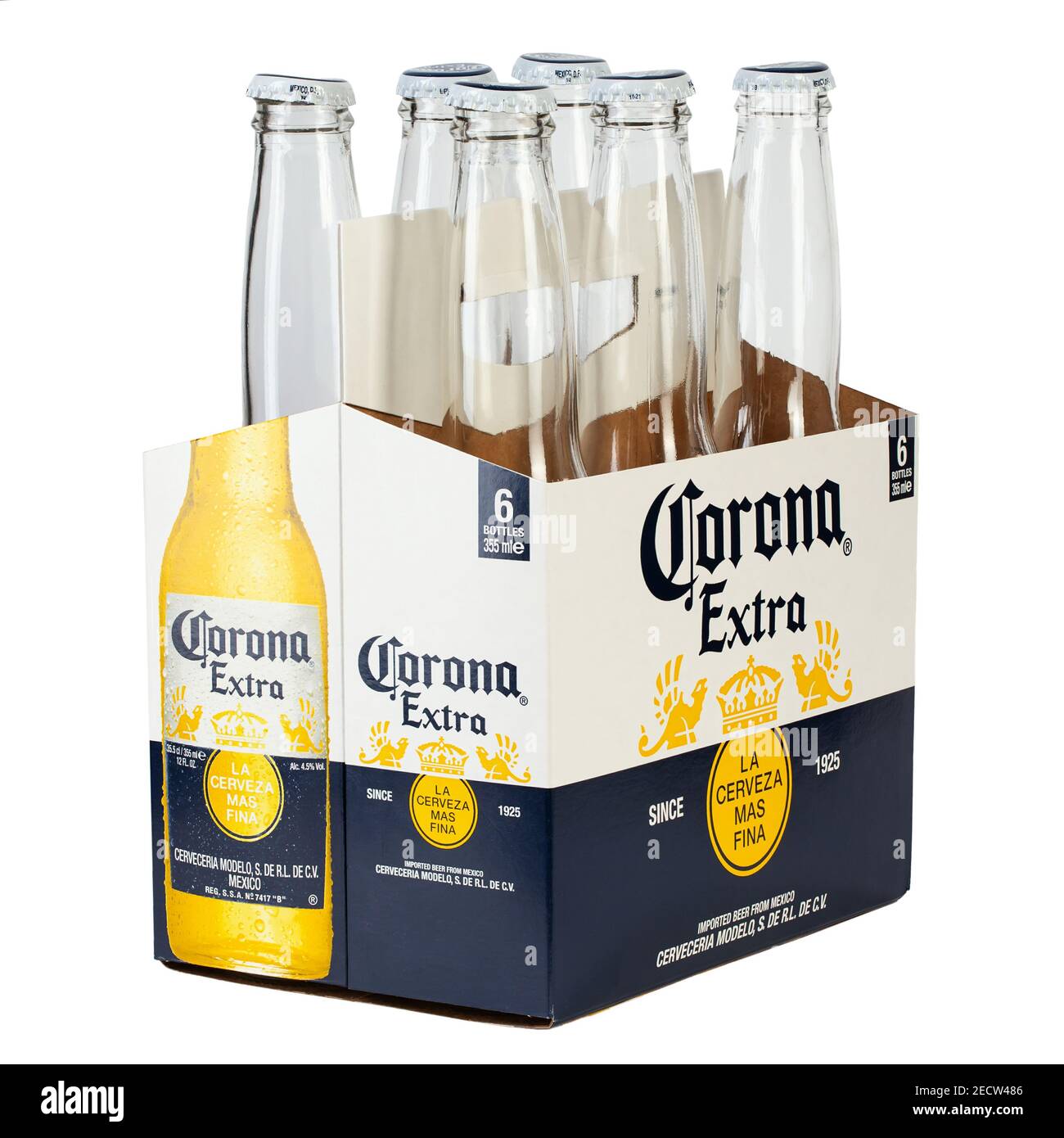 Empty corona lager bottles hi-res stock photography and images - Alamy