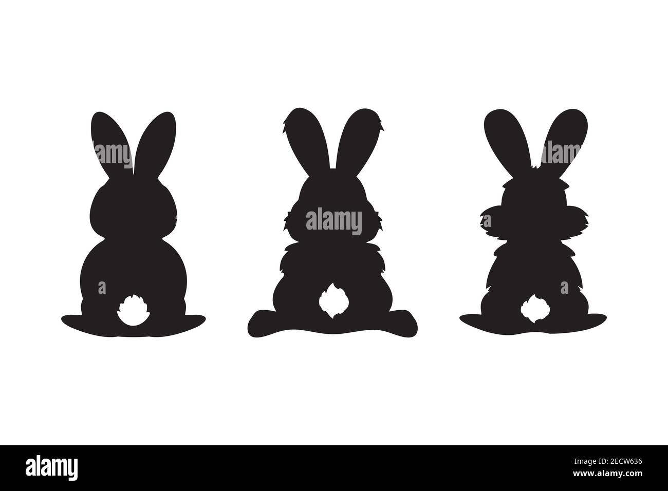 Easter Bunny, Rabbit Vector illustrator Stock Vector Image & Art - Alamy
