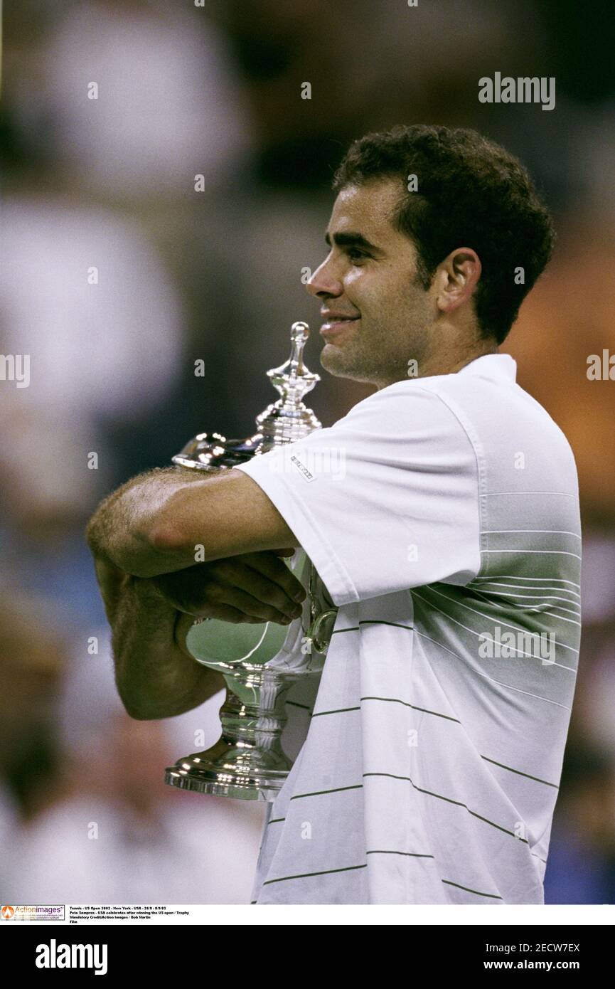 Pete sampras with trophy hi-res stock photography and images - Alamy