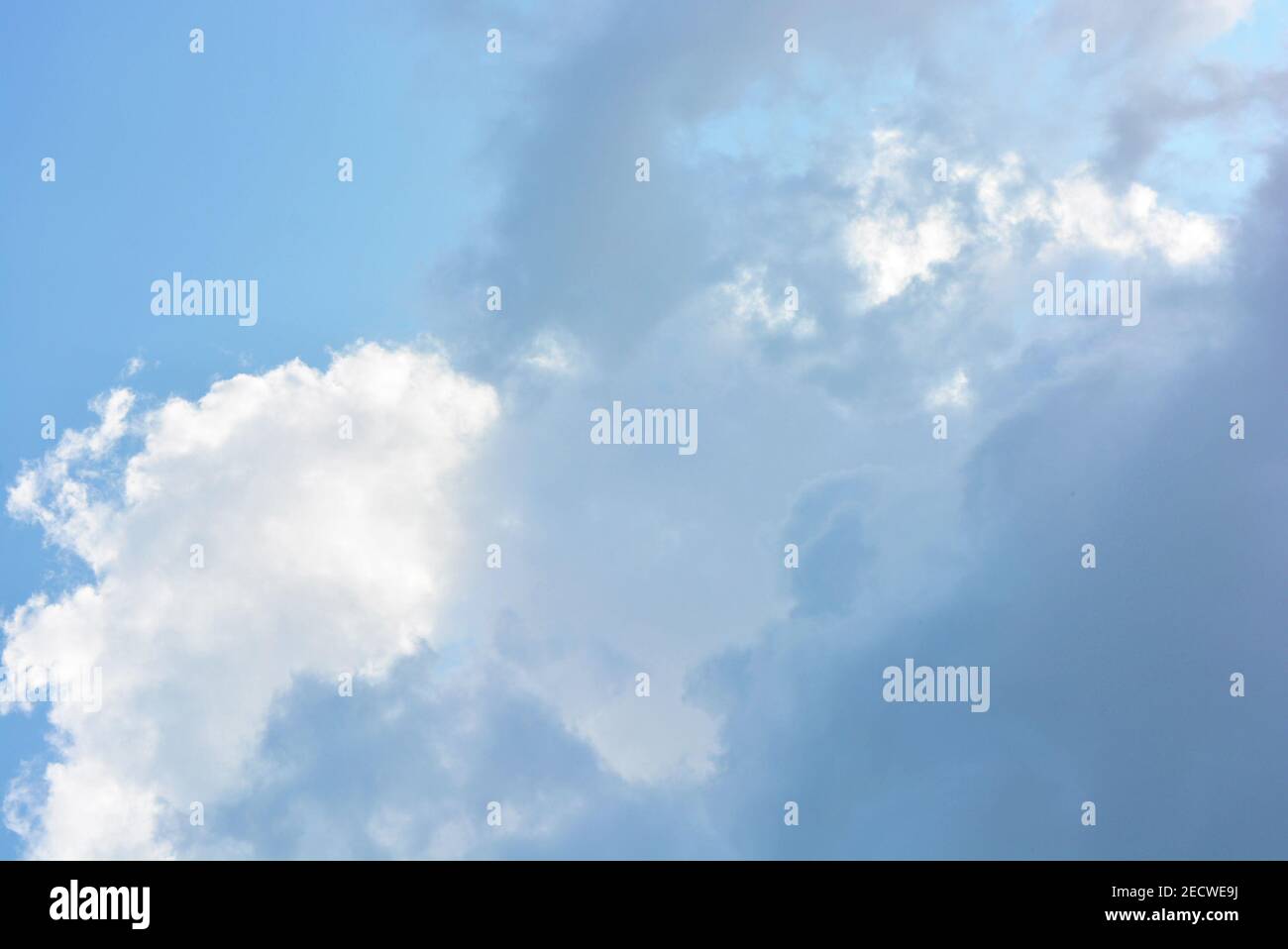 Bright and colorful photos of heavenly angelic white clouds and blue ...