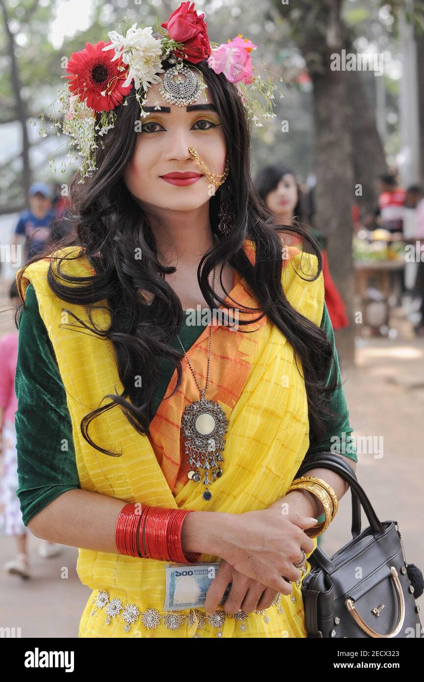 Pohela falgun hi-res stock photography and images - Alamy