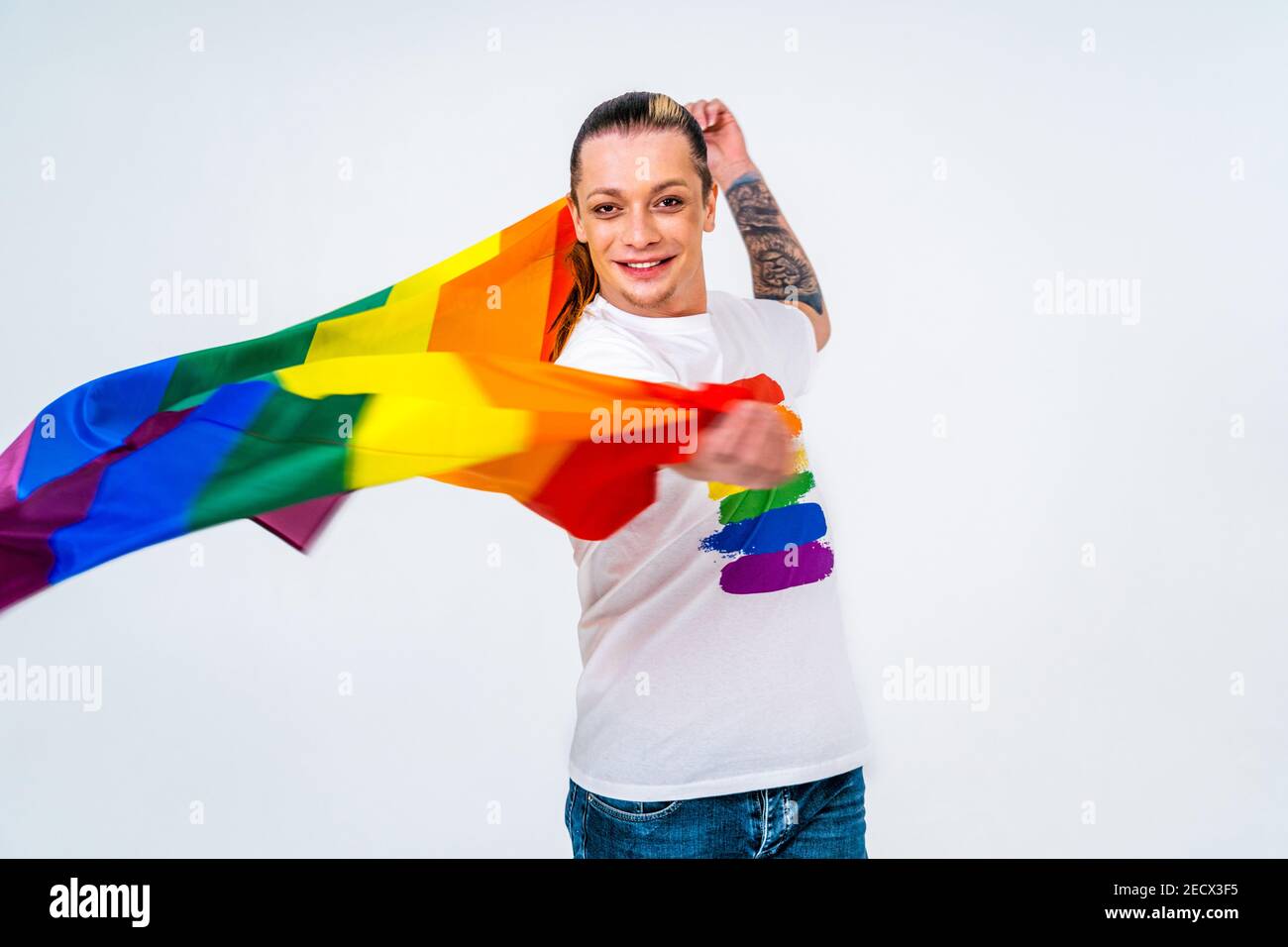 Transgender Fighting For Lgbtq Community Rights Transsexual Male