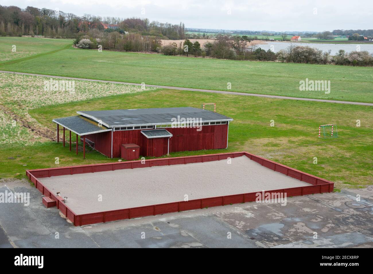 Countryside Nature center of Avno in Denmark Stock Photo - Alamy