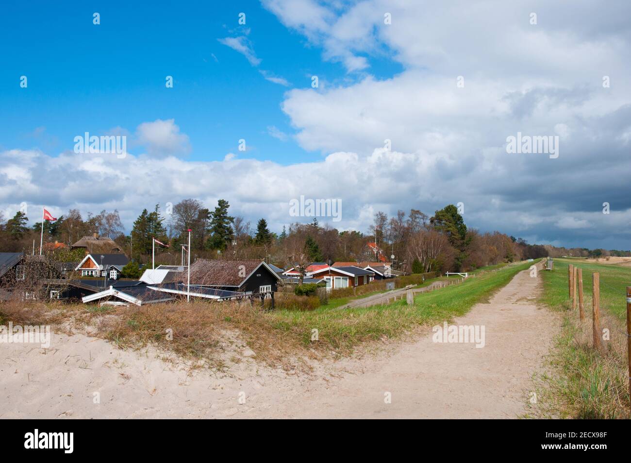 Marielyst vacation town on Falster in Denmark Stock Photo - Alamy