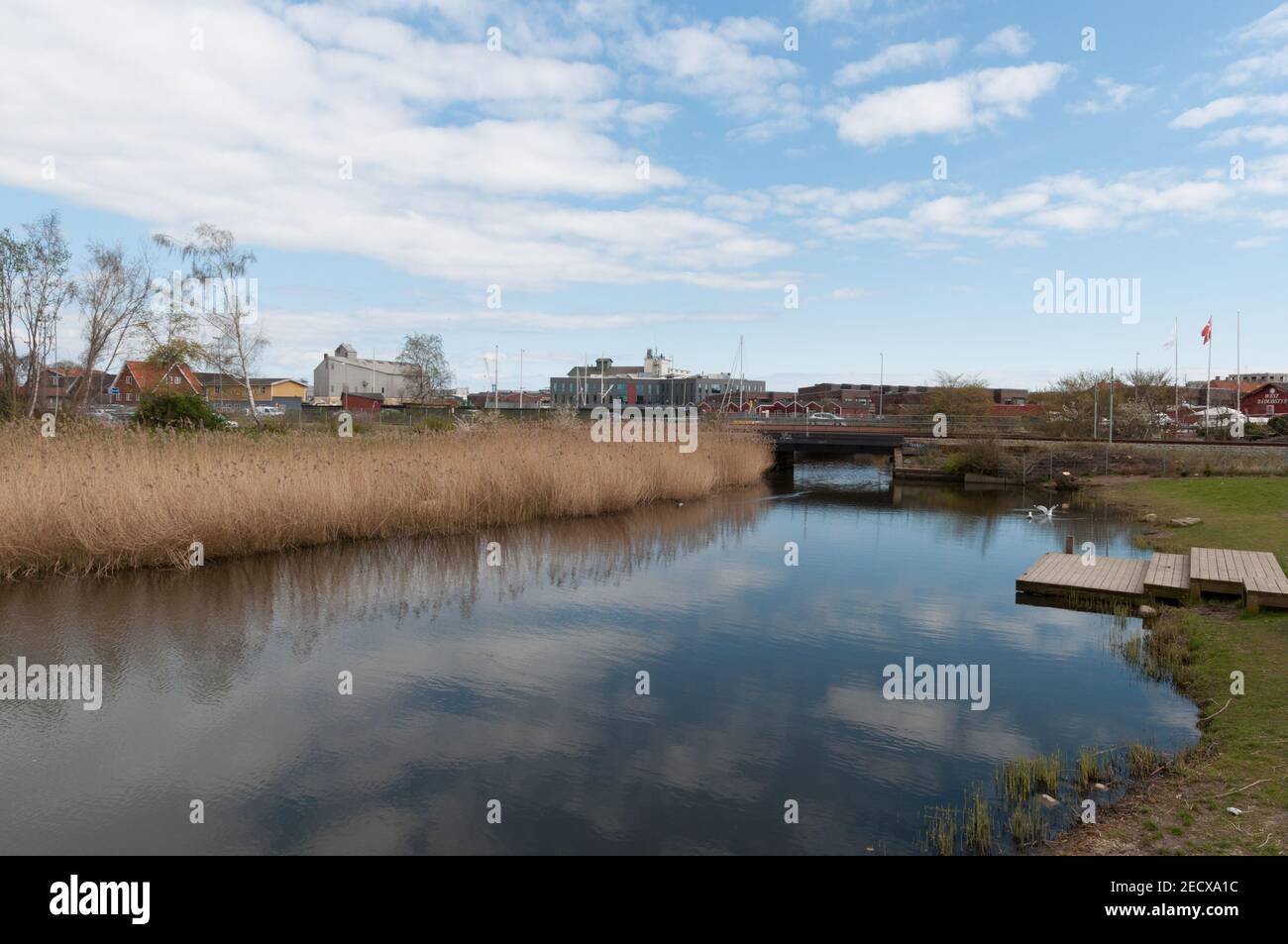 river in town of Koege in Denmark Stock Photo - Alamy