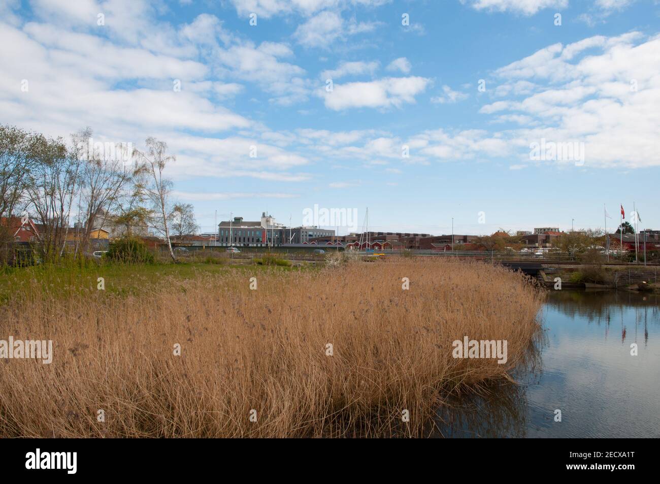 river in town of Koege in Denmark Stock Photo - Alamy