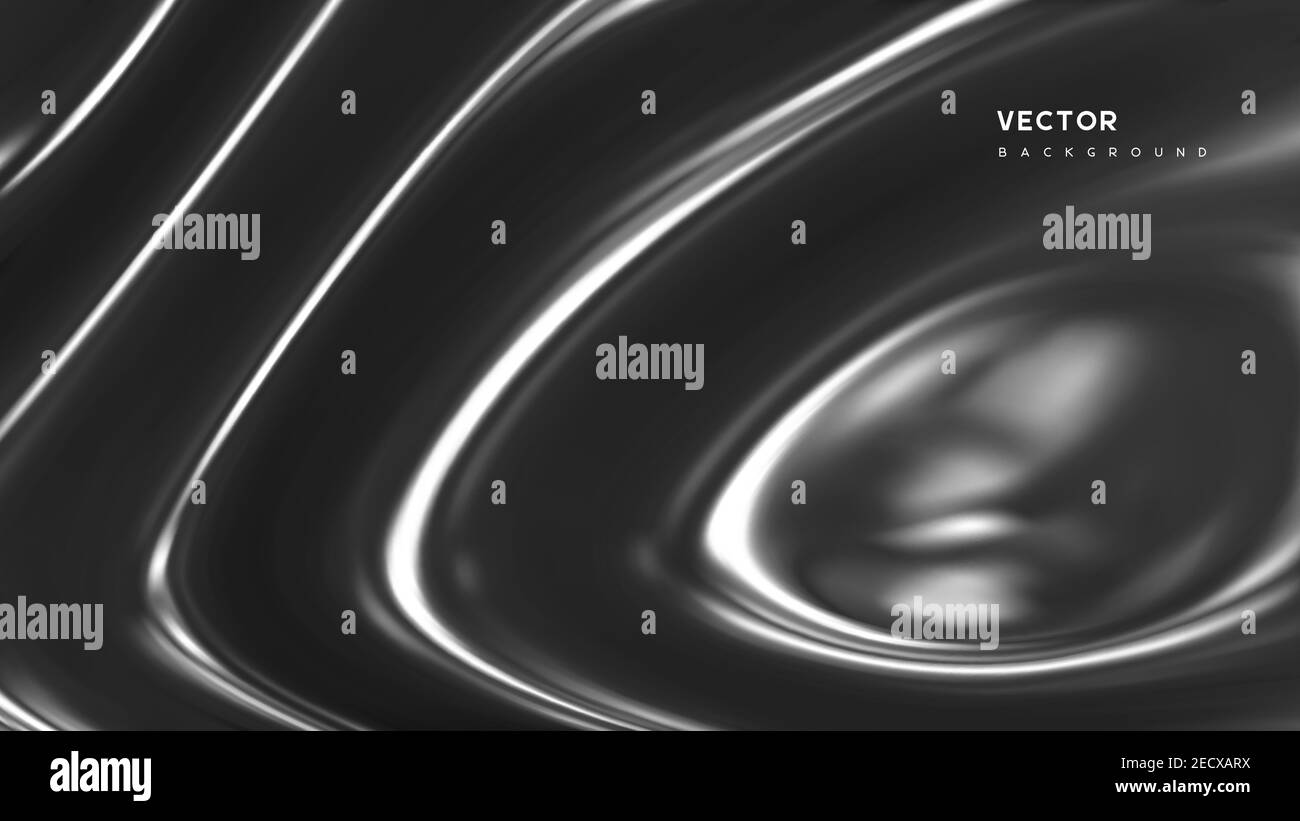 Black metallic surface abstract Stock Vector Images - Alamy
