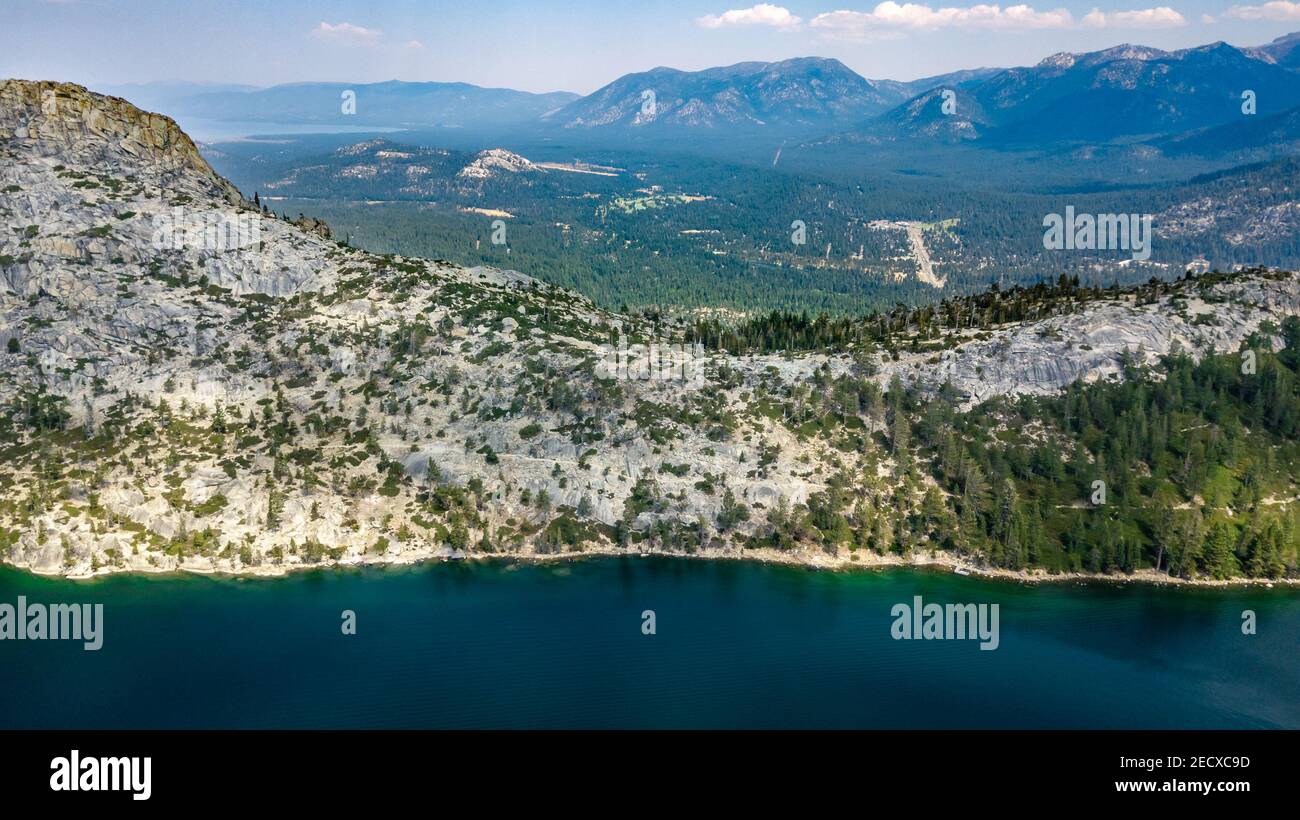 Echo lake aerial view hi-res stock photography and images - Alamy