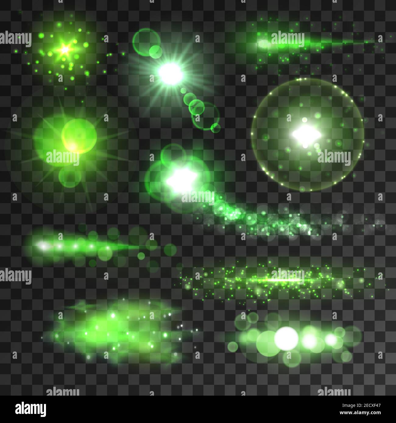 Gleam sun on green Stock Vector Images - Alamy