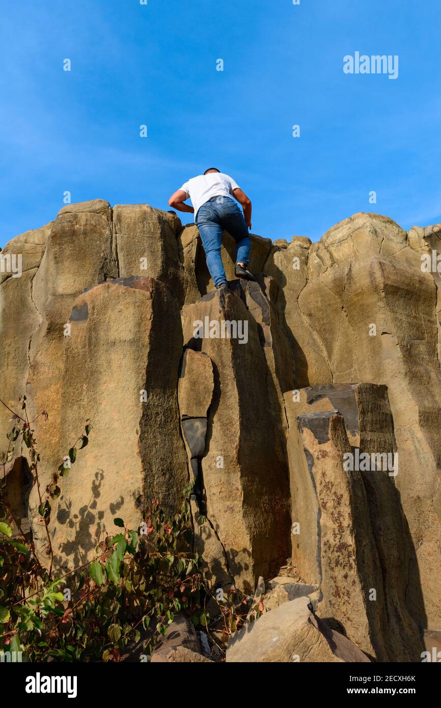 Volcanic column pillar pillars hi-res stock photography and images - Alamy