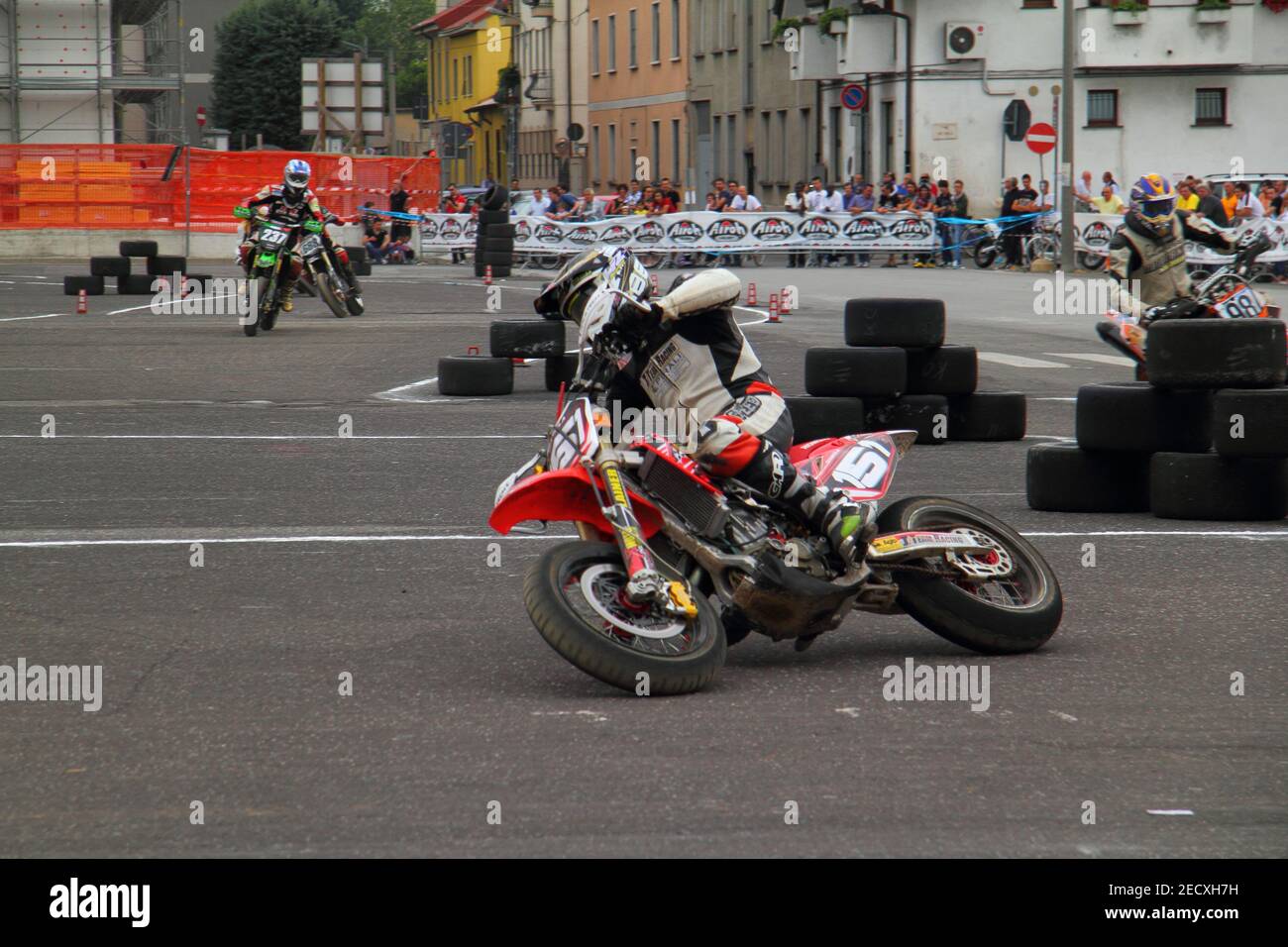 Motard honda hi-res stock photography and images - Alamy