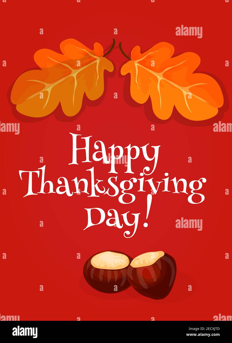 American red oak leaves Stock Vector Images - Alamy