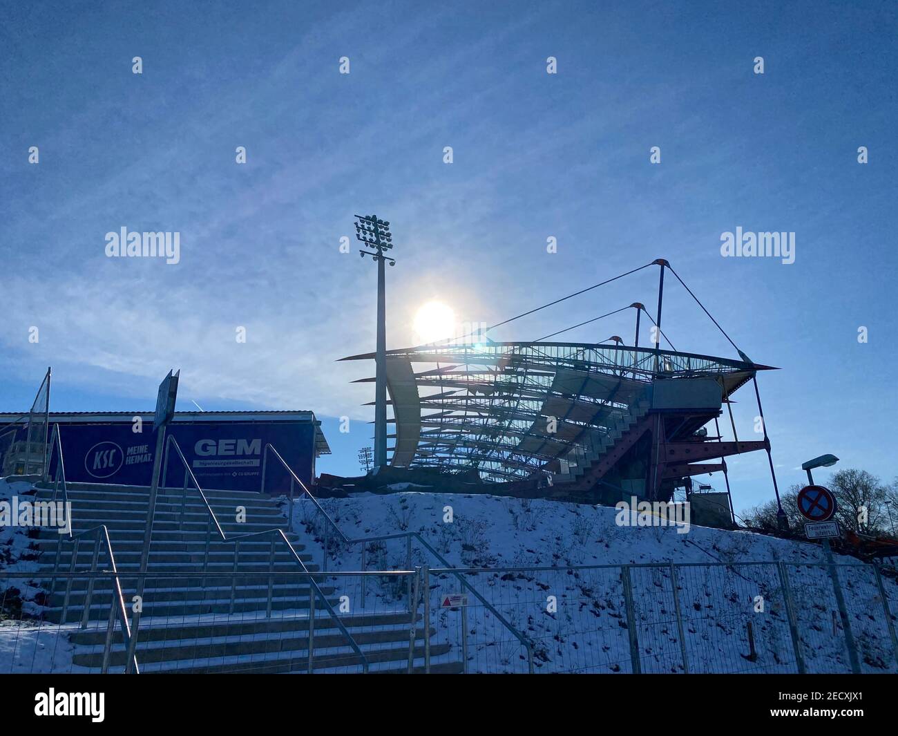 Stadionneubau Karlsruher SC Wildparkstadion Stock Photo - Alamy